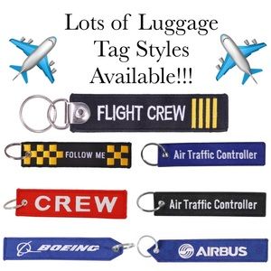 Accessories | Aviator Flight Crew Keychain Luggage Tag | Poshmark